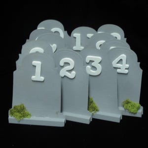 Tombstone Table Numbers 1 - 12 - Etsy