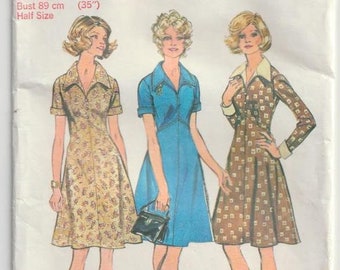 Raised Collar Dress - Etsy