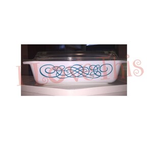 Pyrex Scroll Vinyl Decal - Etsy