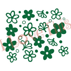 Large Spring Blossom Vinyl Decals Perfect for Your Mixer - Etsy