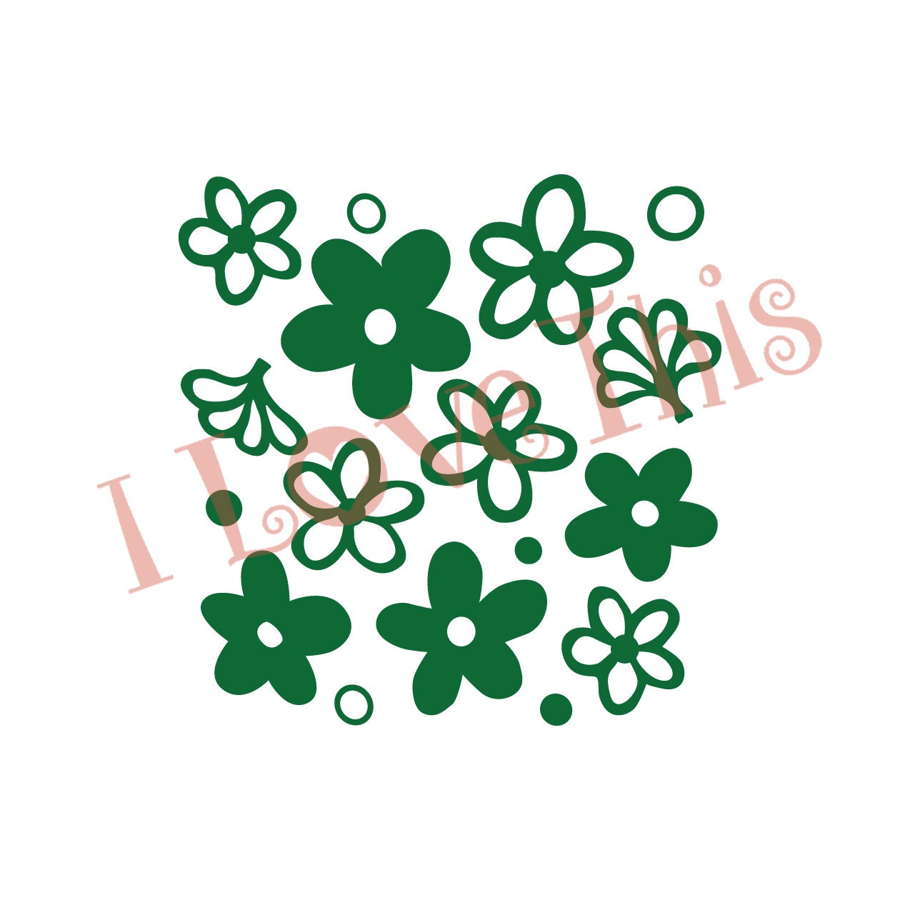 Spring Blossom Vinyl Decals Perfect for Your Mixer | Etsy