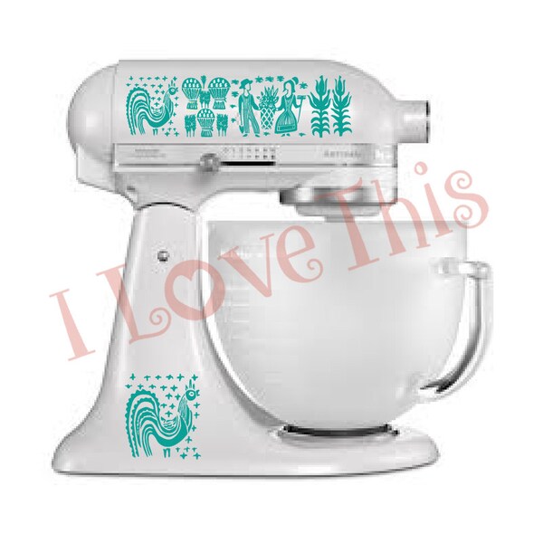 Kitchenaid Mixer Decals - Etsy