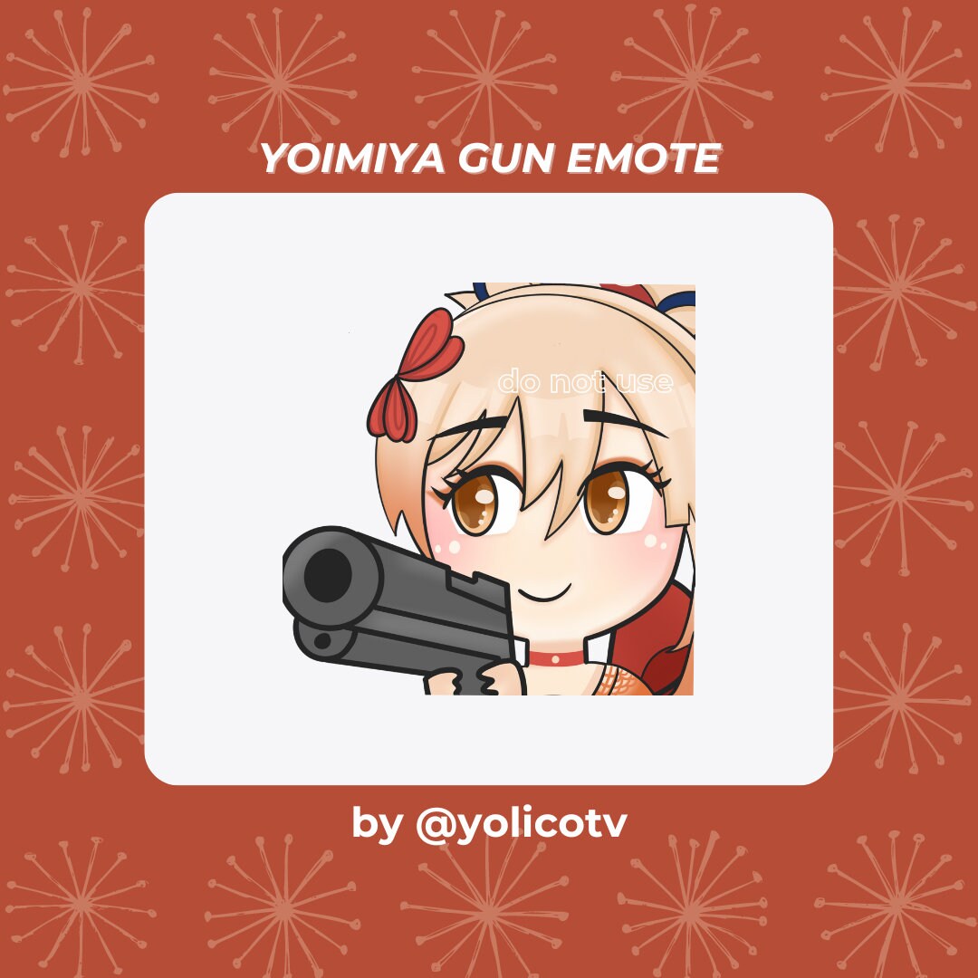 P2U Yoimiya Shoot Emote for Twitch, Discord, Streamers Genshin Impact ...