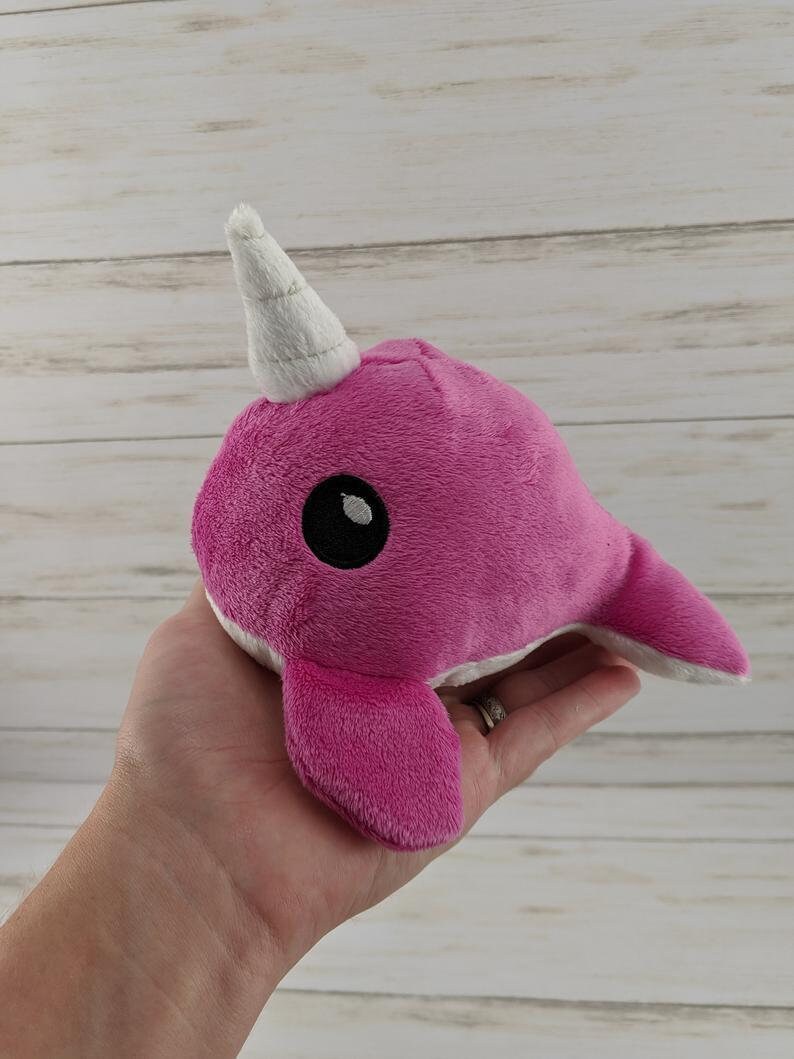 Custom Narwhal Plush Unicorn of the Sea 2 Sizes Available | Etsy