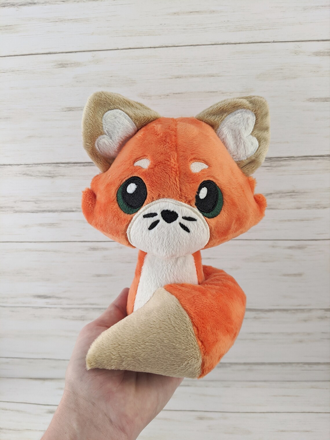 Fox Plush Fox Stuffed Animal Stuffed Fox | Etsy