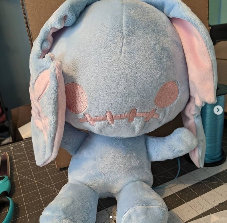 Custom Zombunny Plush Choose Your Colors Zombie Bunny Plush | Etsy