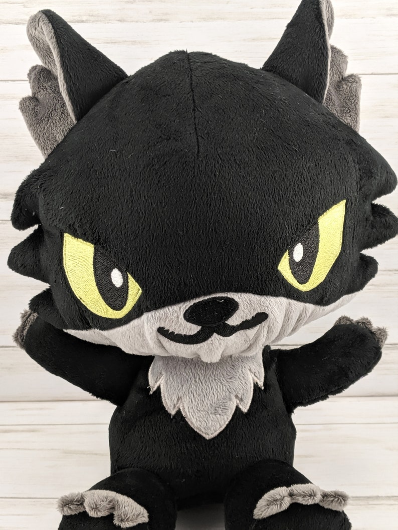 Werewolf Plush - Halloween Stuffed Animal - Werewolf Softie - Chibi ...