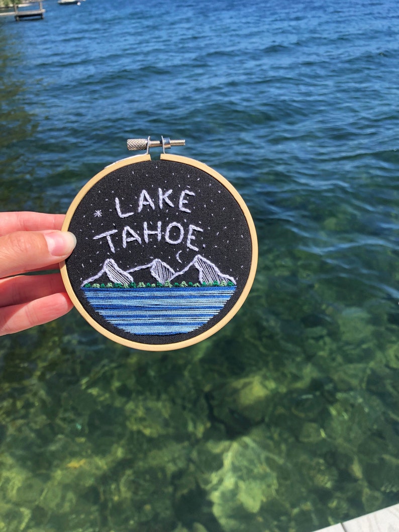 Lake Tahoe Embroidery - Etsy