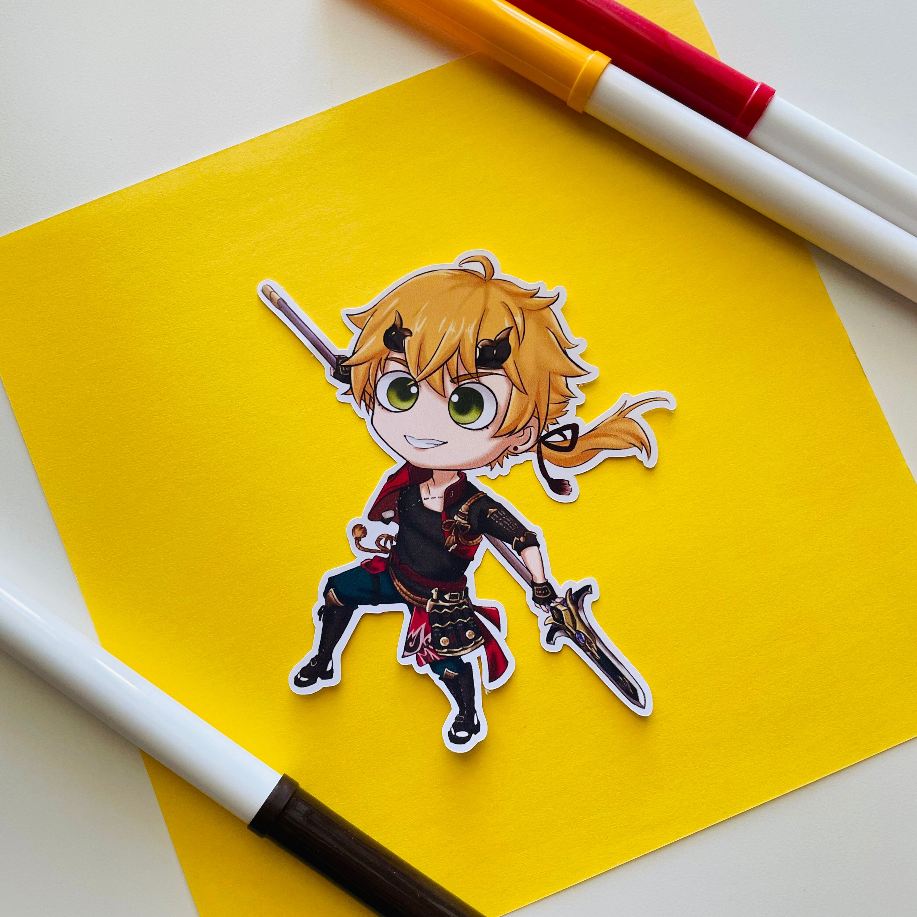 Thoma Genshin Impact Sticker - Etsy Ireland