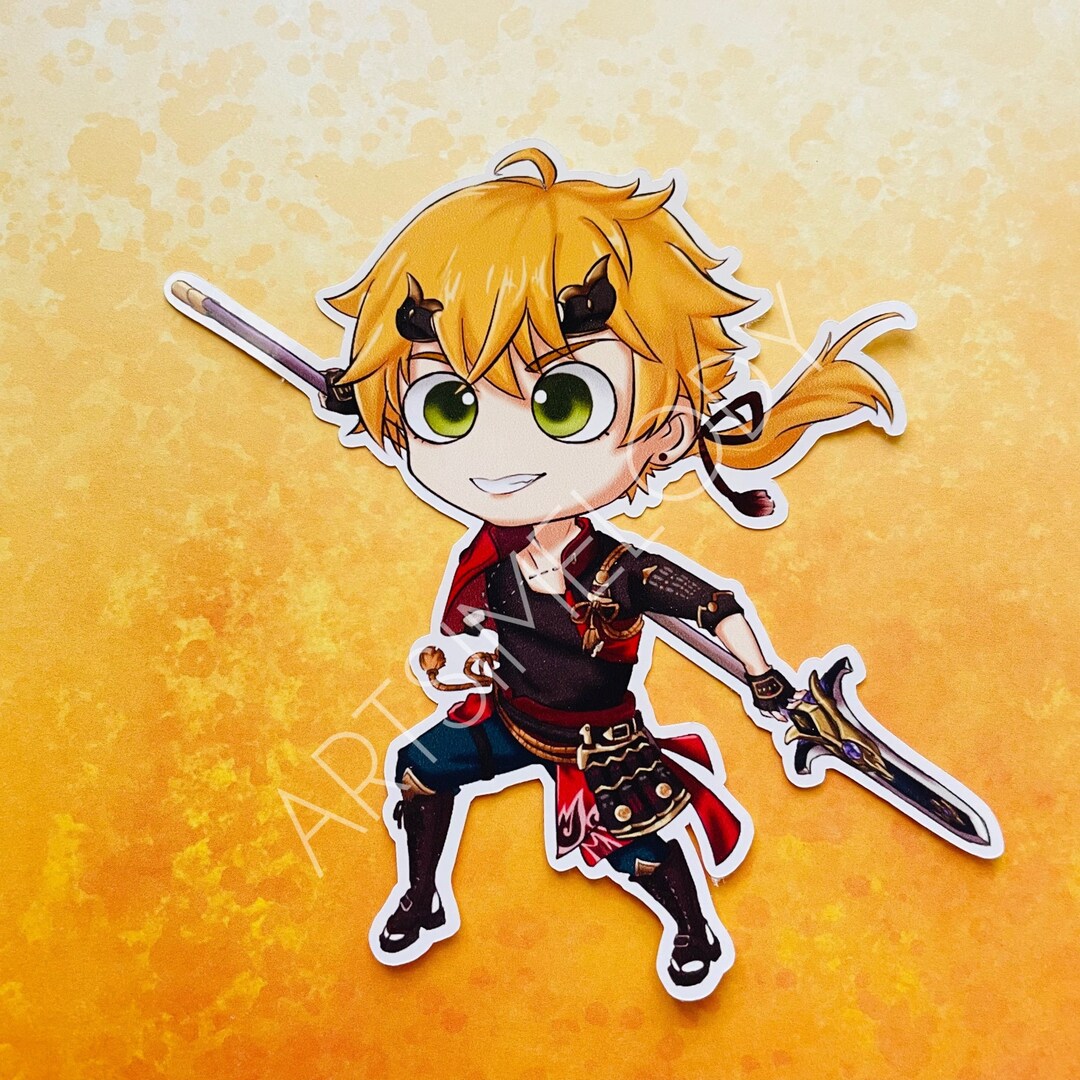 Thoma Genshin Impact Sticker - Etsy