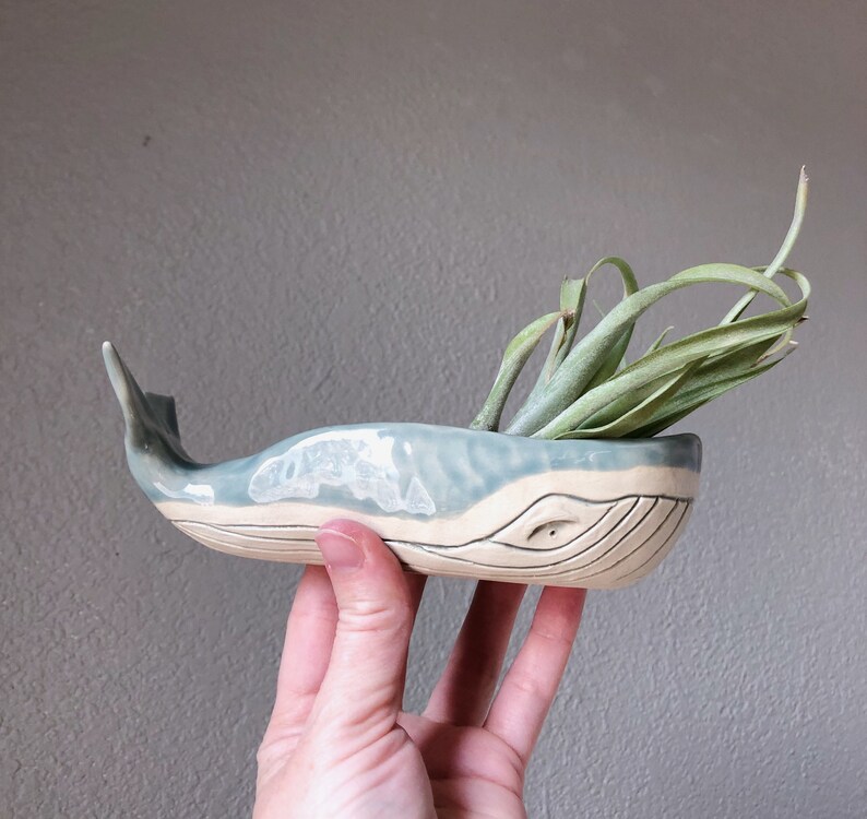 Handmade Hand-sculpted LARGE Size Fog Gray Light Blue - Etsy