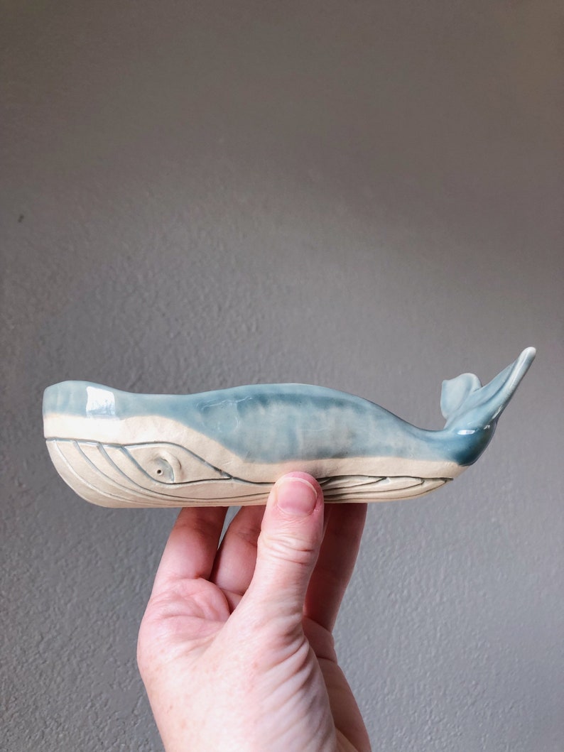 Handmade Hand-sculpted LARGE Size Fog Gray Light Blue - Etsy