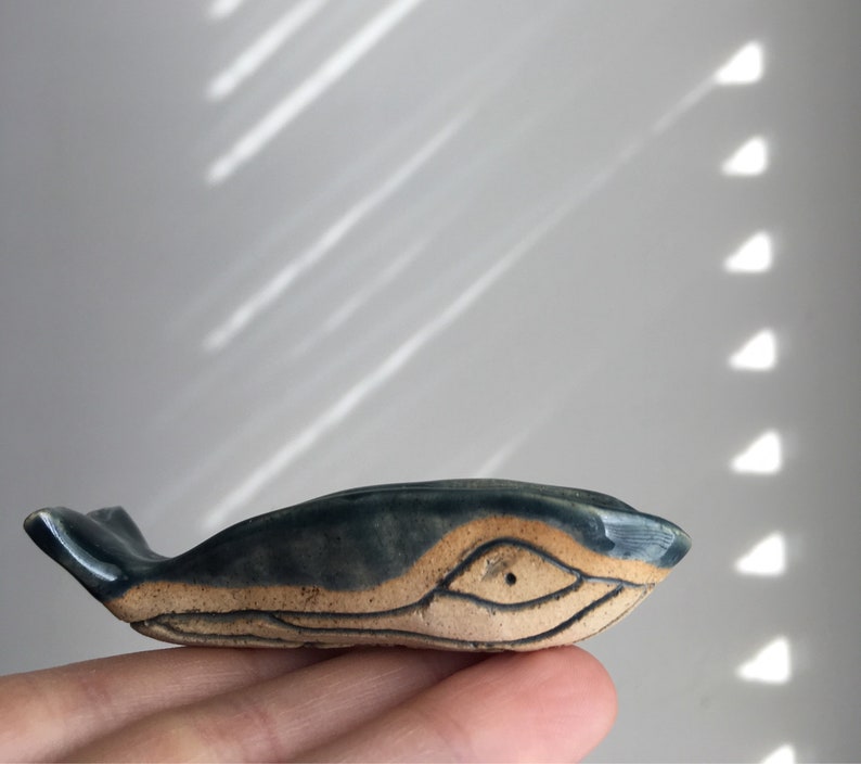 Handmade Hand-sculpted MINI SIZE Blue Whale Ceramic Bowl | Etsy