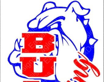 Bulldog cheer svg | Etsy