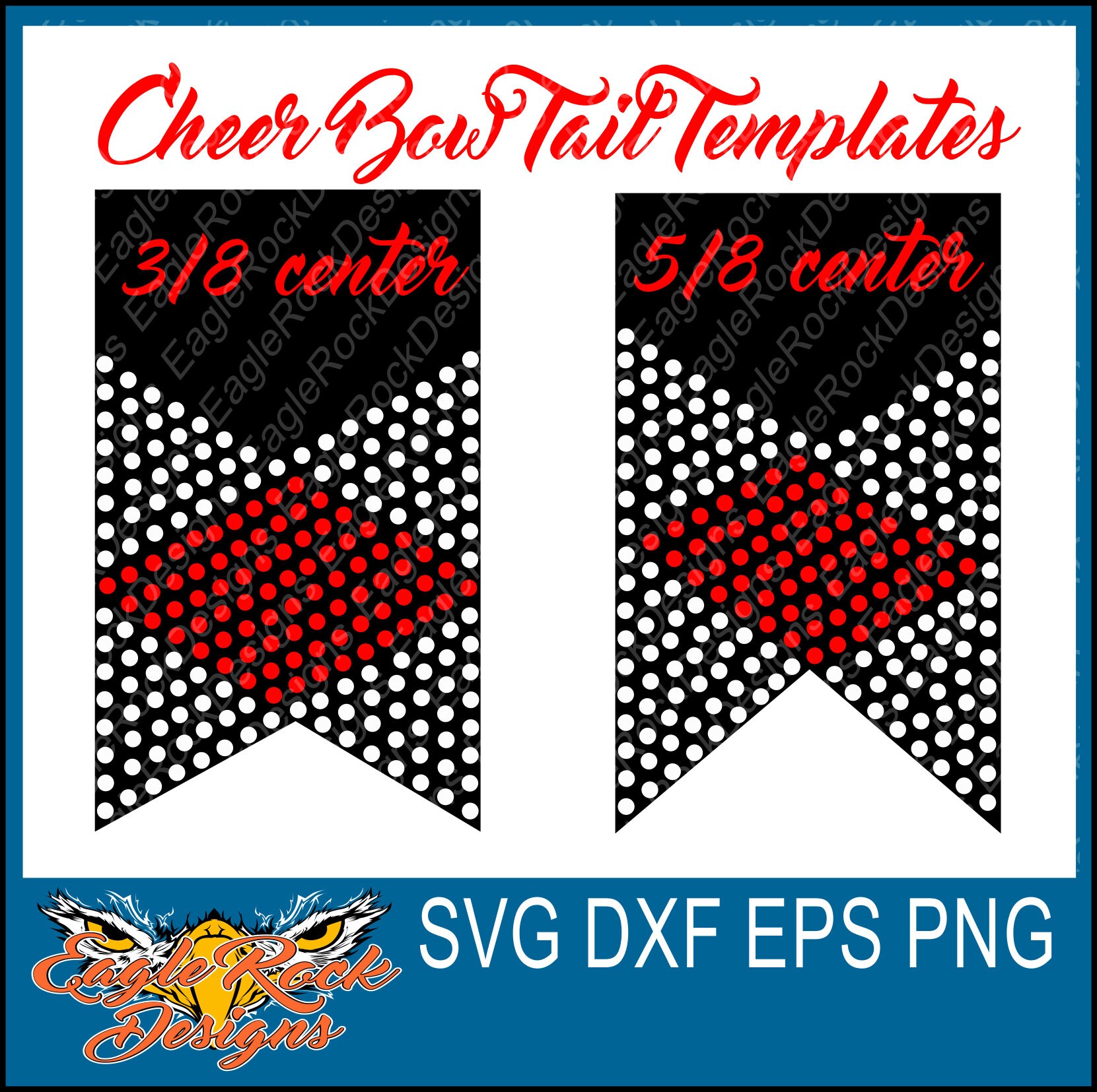 Cheer Bow Tails SVG DXF EPS Cut File Rhinestone Cameo | Etsy