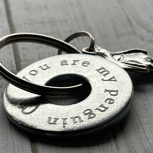 Penguin Keyring for Him for Her Boyfriends Girlfriends - Etsy UK