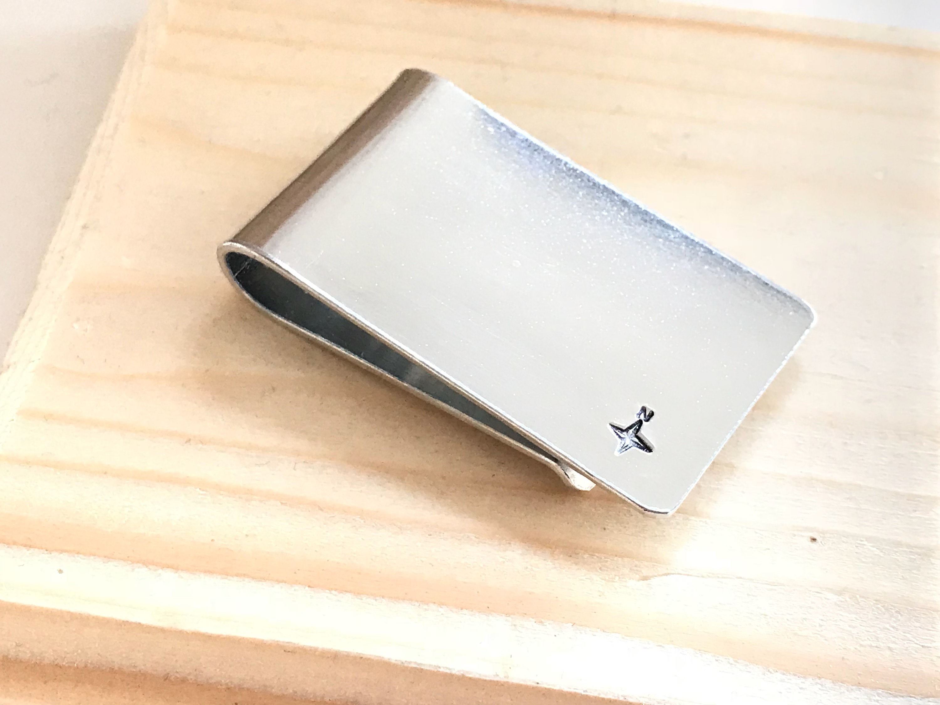 Money Clip Handmade and Hand Stamped Ideal Mans Gift for - Etsy UK