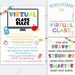 Virtual Class, Virtual Class Rules, Virtual Classroom, Distance ...