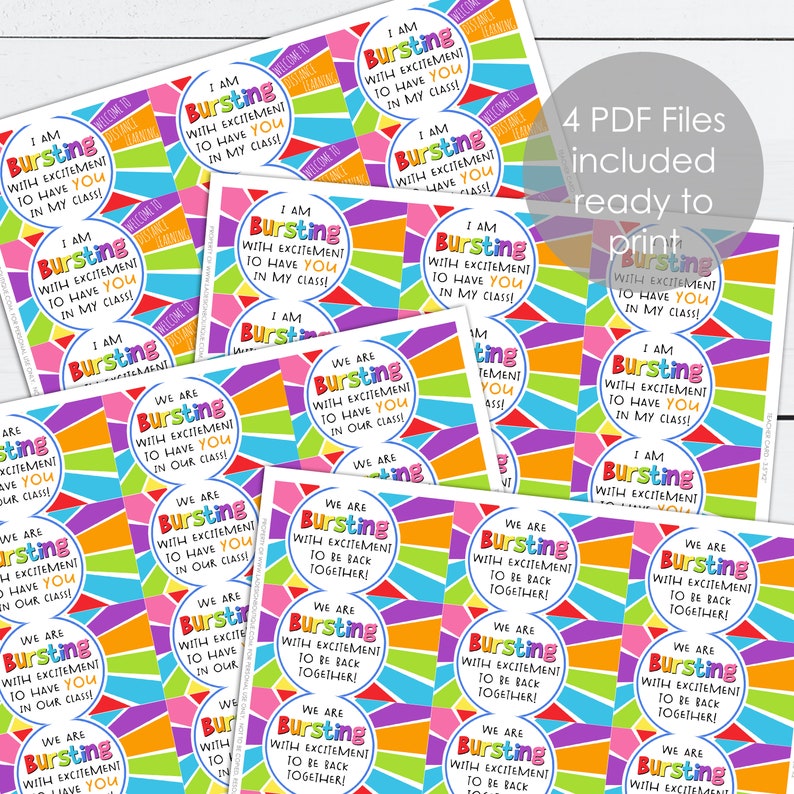 Welcome Class, Welcome Classroom, Welcome Classroom Printable, Bursting ...