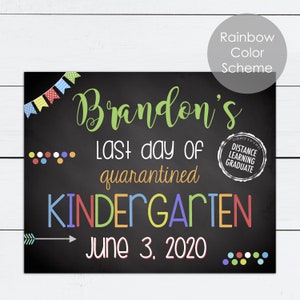 Last Day of School Quarantine, Last Day of School Quarantine Sign, Last ...