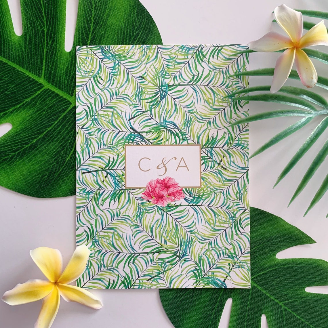 Tropical Invitations Tropical Wedding Invitation Tropical | Etsy