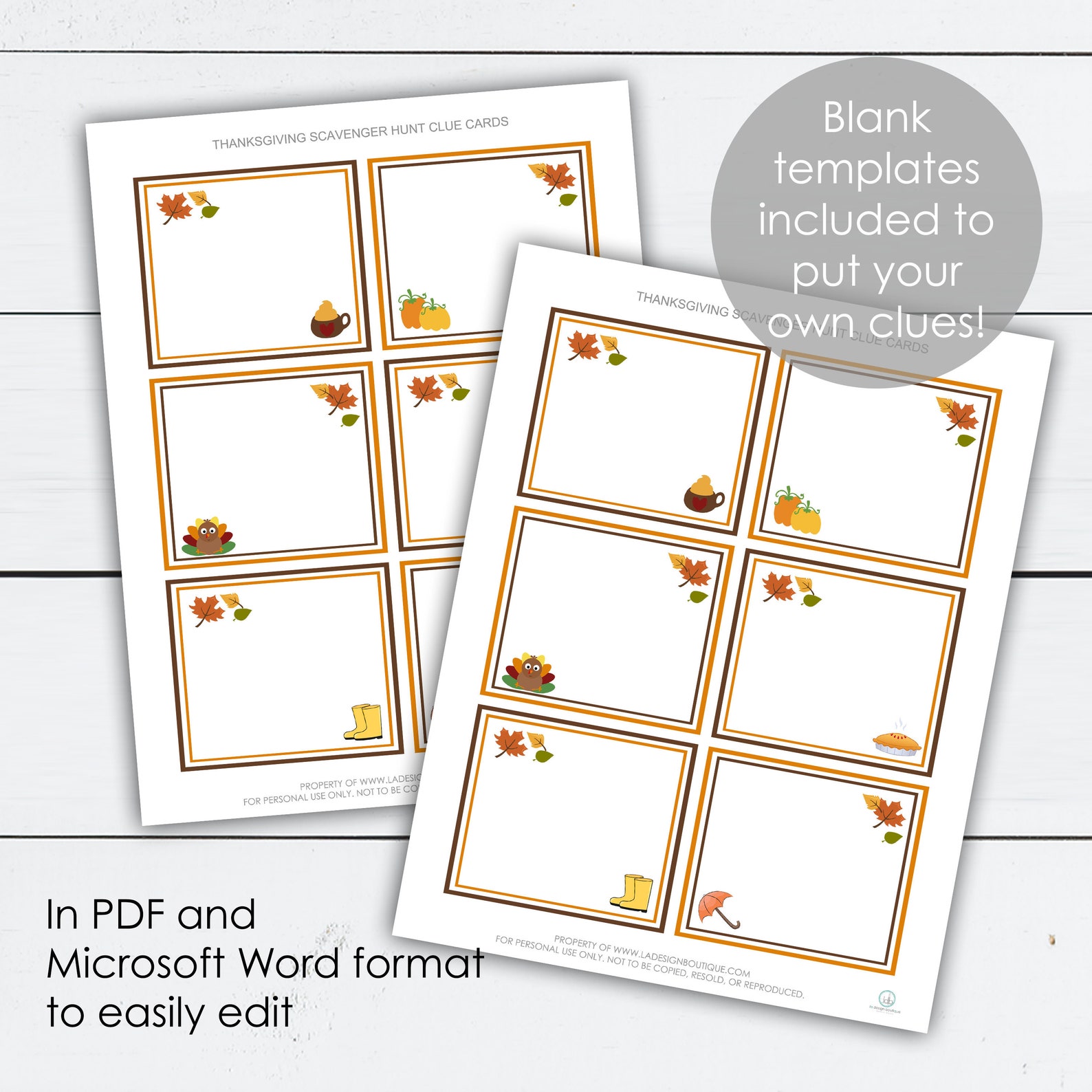 Thanksgiving Scavenger Hunt, Fall Scavenger Hunt, Scavenger Hunt ...