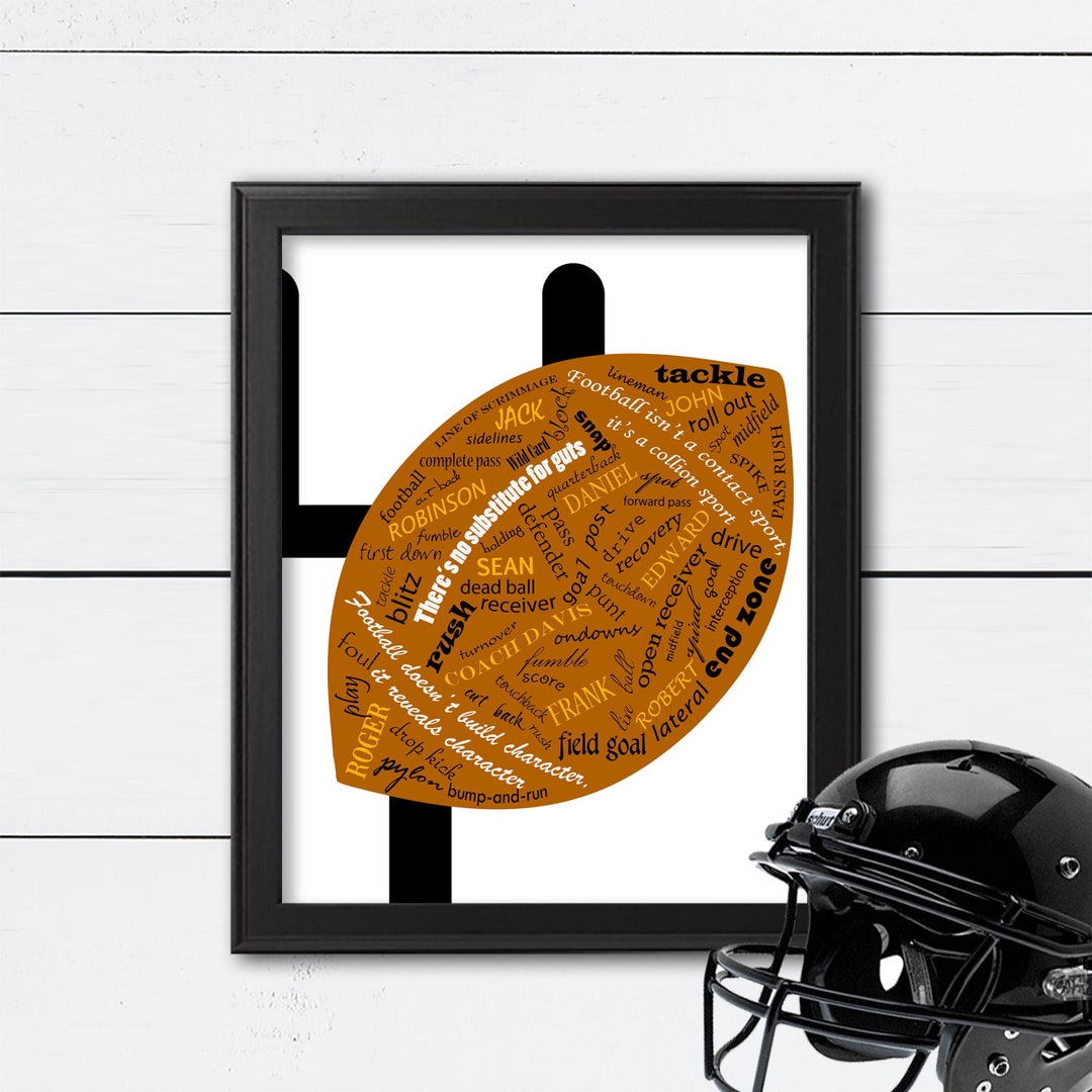 Football Coach Gift, Football Team Gift, Football Gift Ideas, Football ...