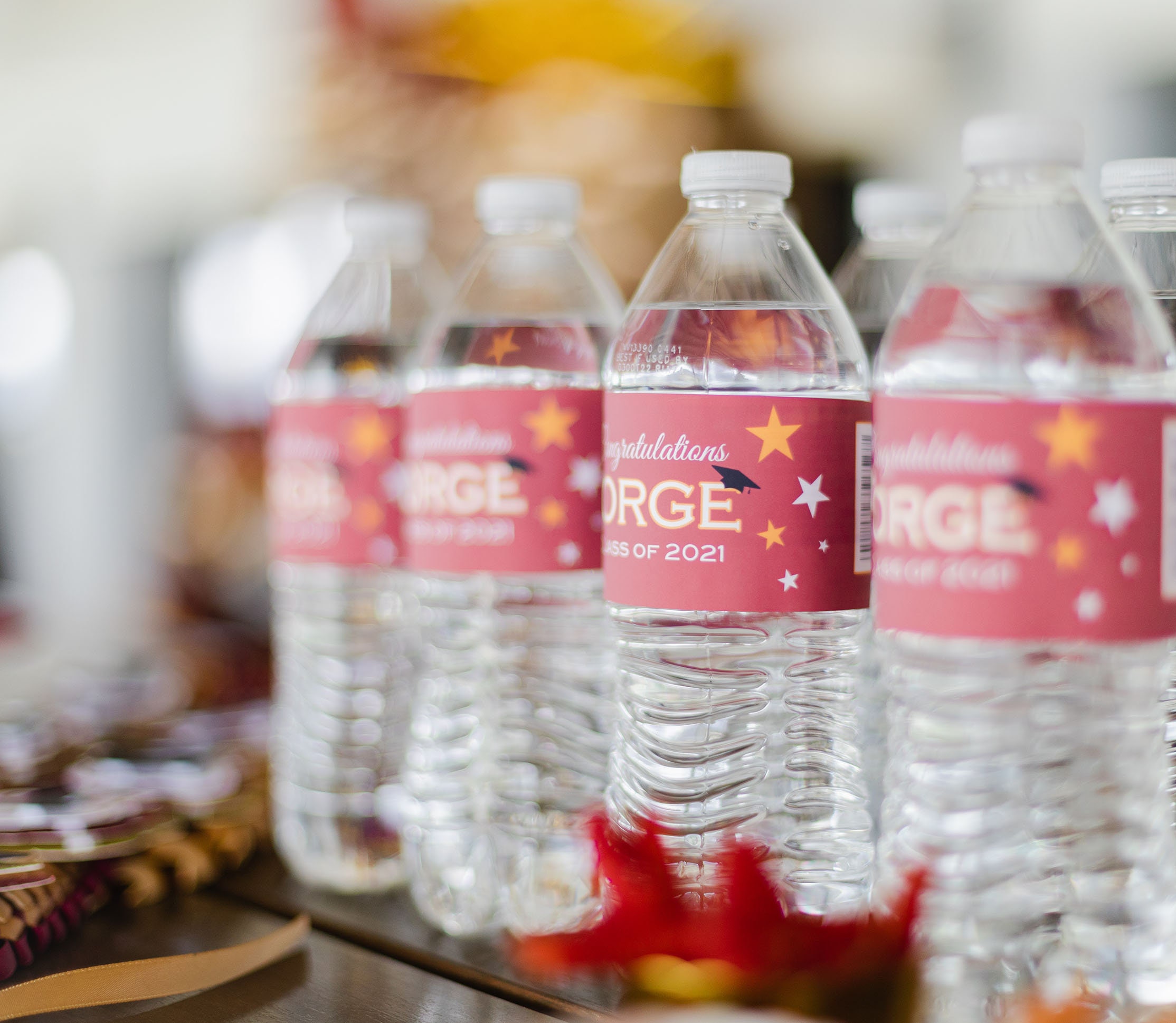 Graduation Water Bottle Labels Personalized Water Bottle | Etsy