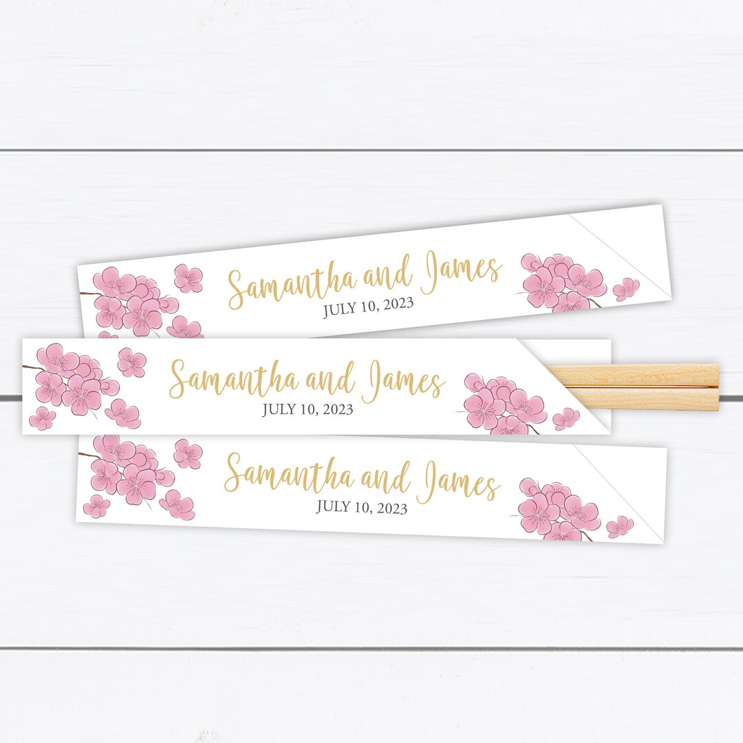 Cherry Blossom Chopsticks, Personalized Chopsticks, Chopsticks ...