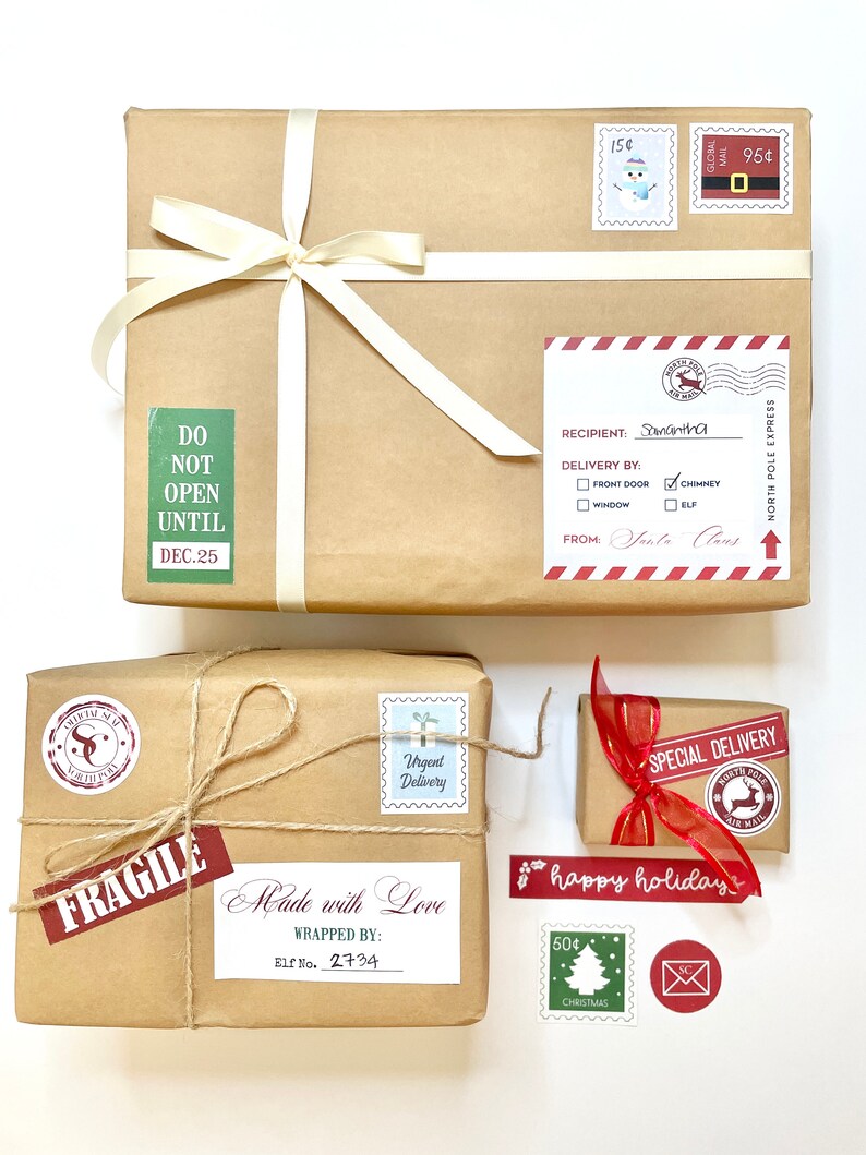 Letter to Santa Kit, Santa Kit, Believe in Santa, Christmas Kit ...