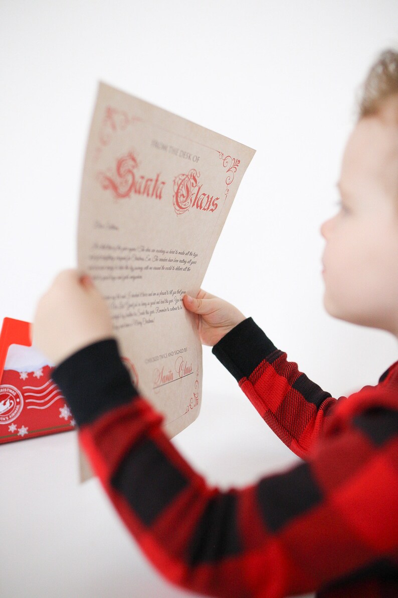 Letter to Santa Kit, Santa Kit, Believe in Santa, Christmas Kit ...