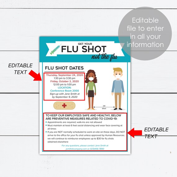 Flu Shot Flyer Ideas
