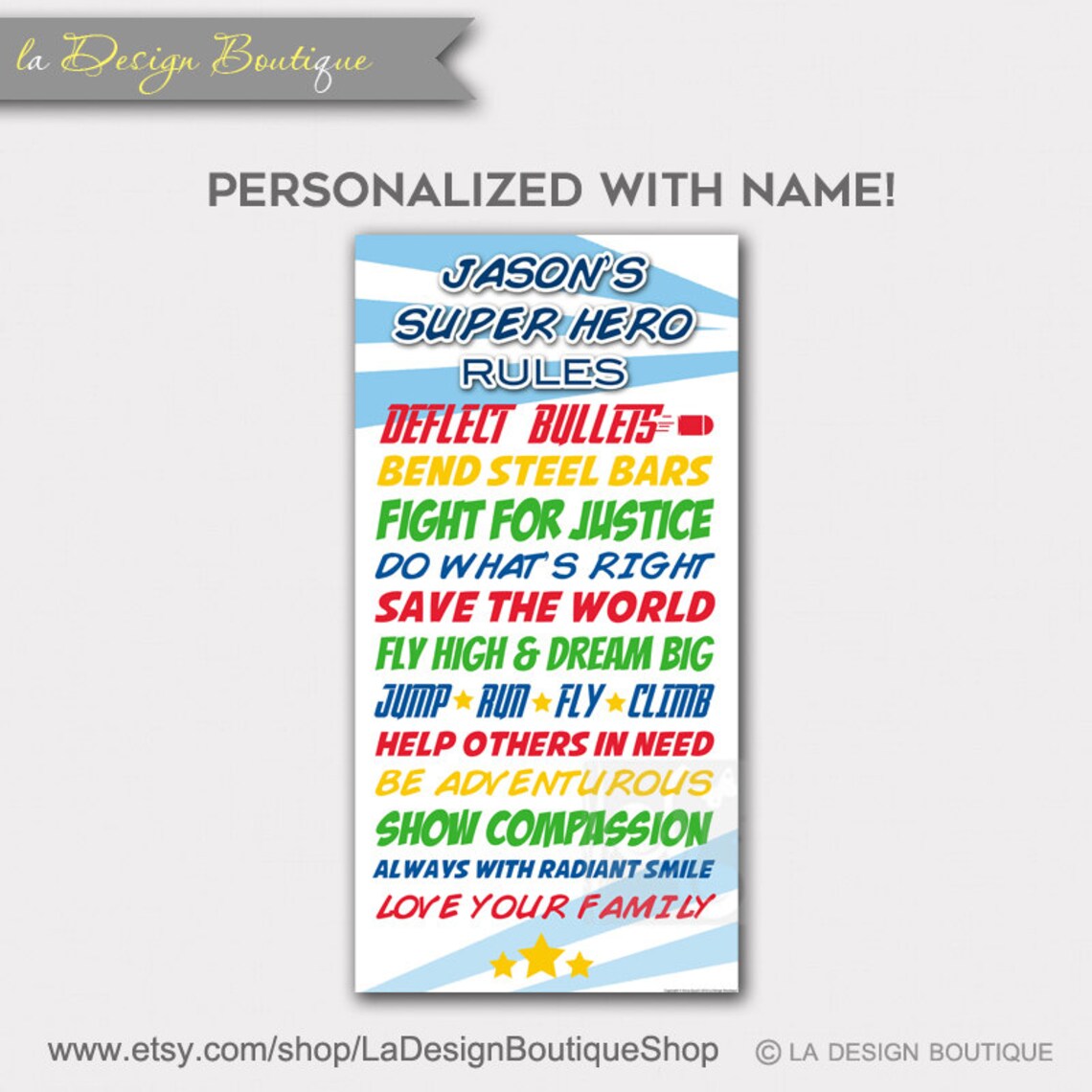 Superhero Wall Art, Superhero Wall Decor, Superhero Decor, Superhero ...