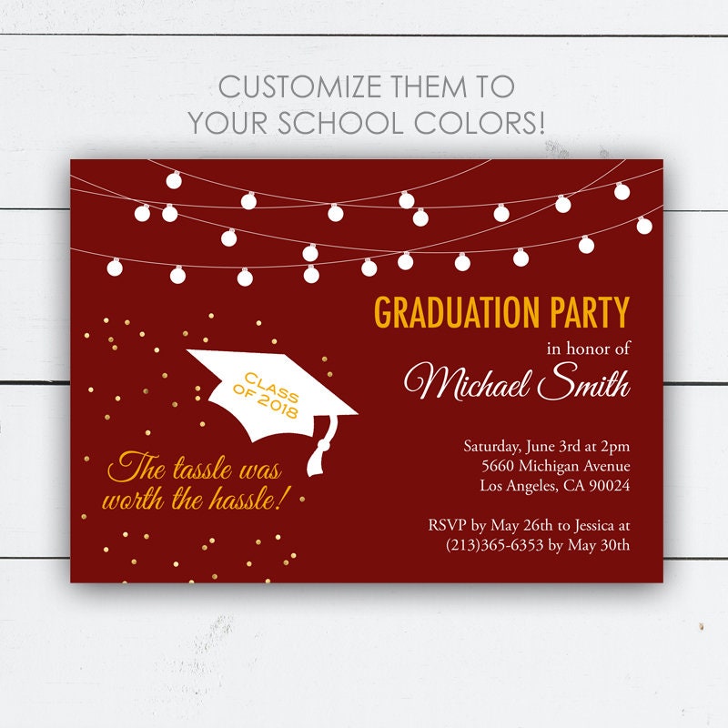 Graduation Invites Grad Invites Graduation Invitation - Etsy