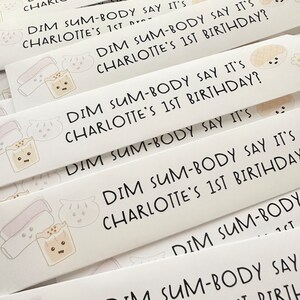 Dim Sum, Dim Sum Party, Dim Sum Chopsticks, Personalized Chopsticks ...