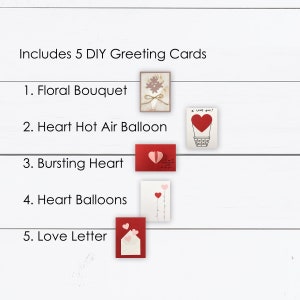 Mothers Day Card Set, Mothers Day Gift, Mothers Day Card, DIY Greeting ...