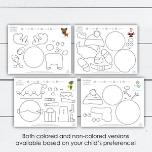 Christmas Activities for Kids, Christmas Cutouts, Holiday Activities ...