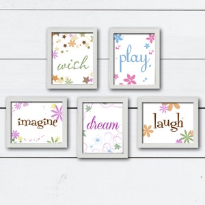 Inspirational Wall Art for Girls, Inspirational Wall Art, Inspirational ...