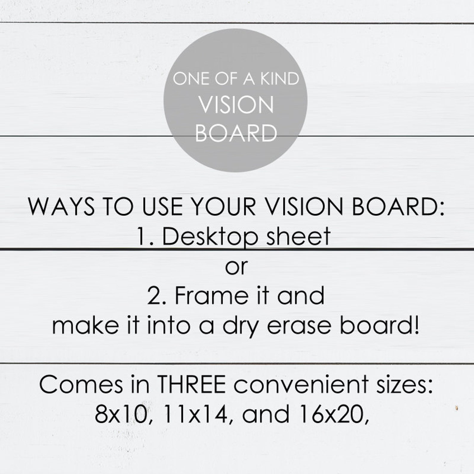 Vision Board Vision Board Frame Vision Board Printables | Etsy