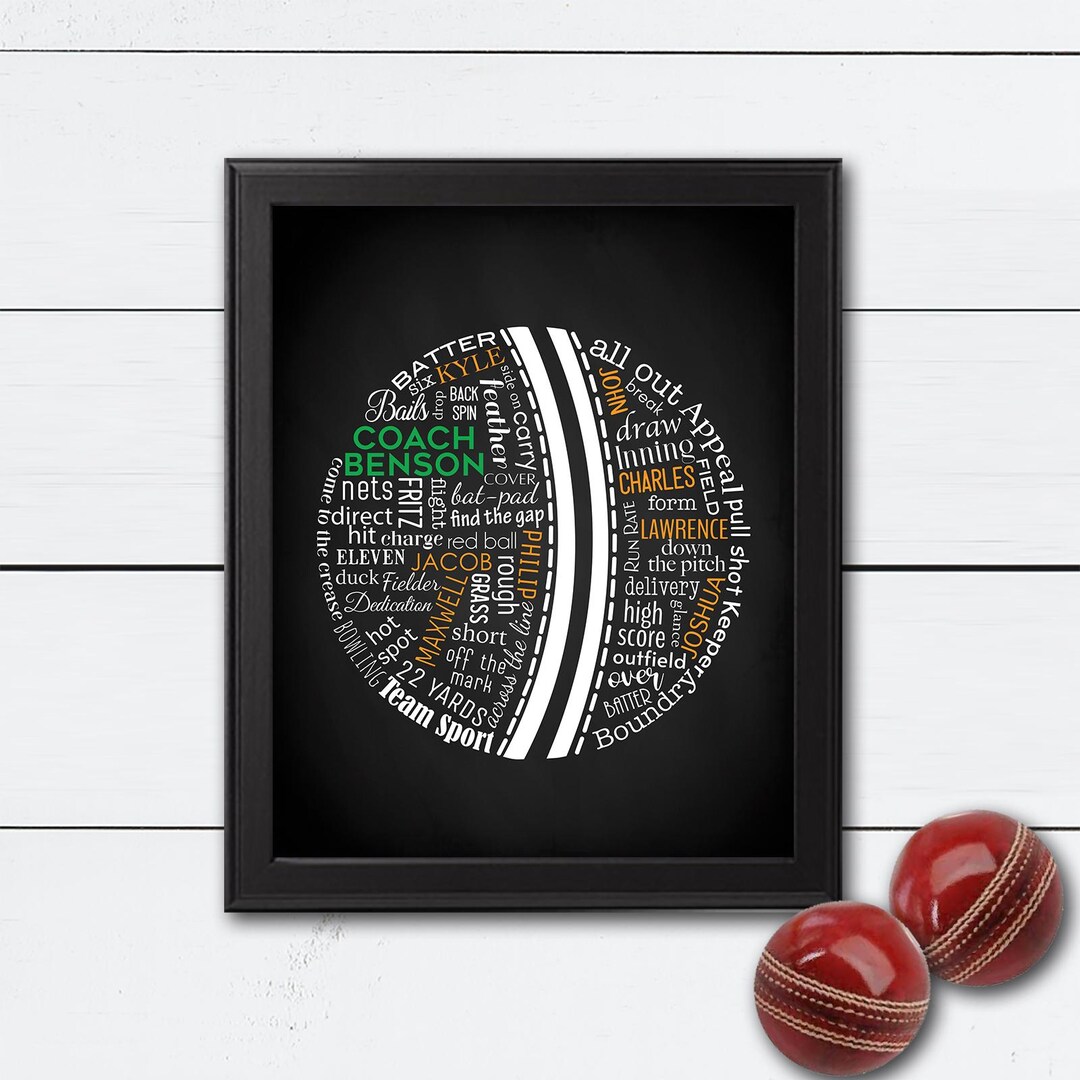 Personalized Cricket, Personalized Cricket Gifts, Personalized Team ...
