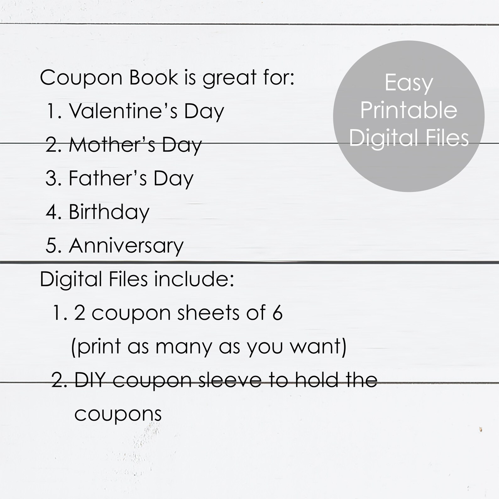 Coupon Book Coupon Book Printable Coupon Cards Love - Etsy