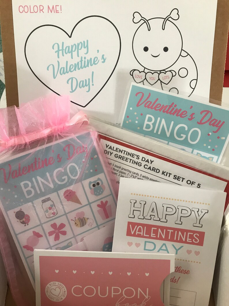 Valentines Day Kids Gifts, Valentines Day Kit, Valentines Day Kit for ...