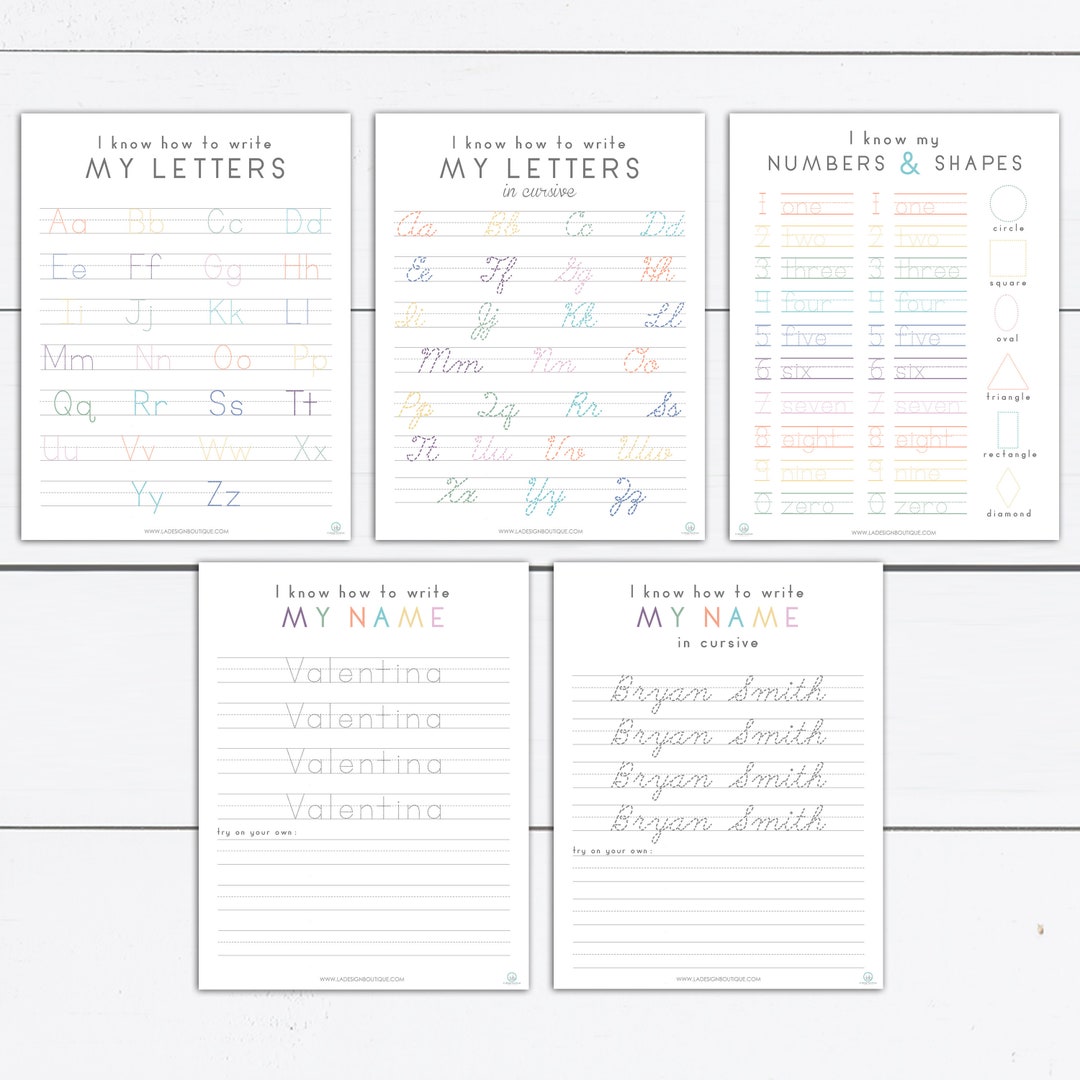 Practice Writing, Practice Name Writing, Practice Writing Numbers ...