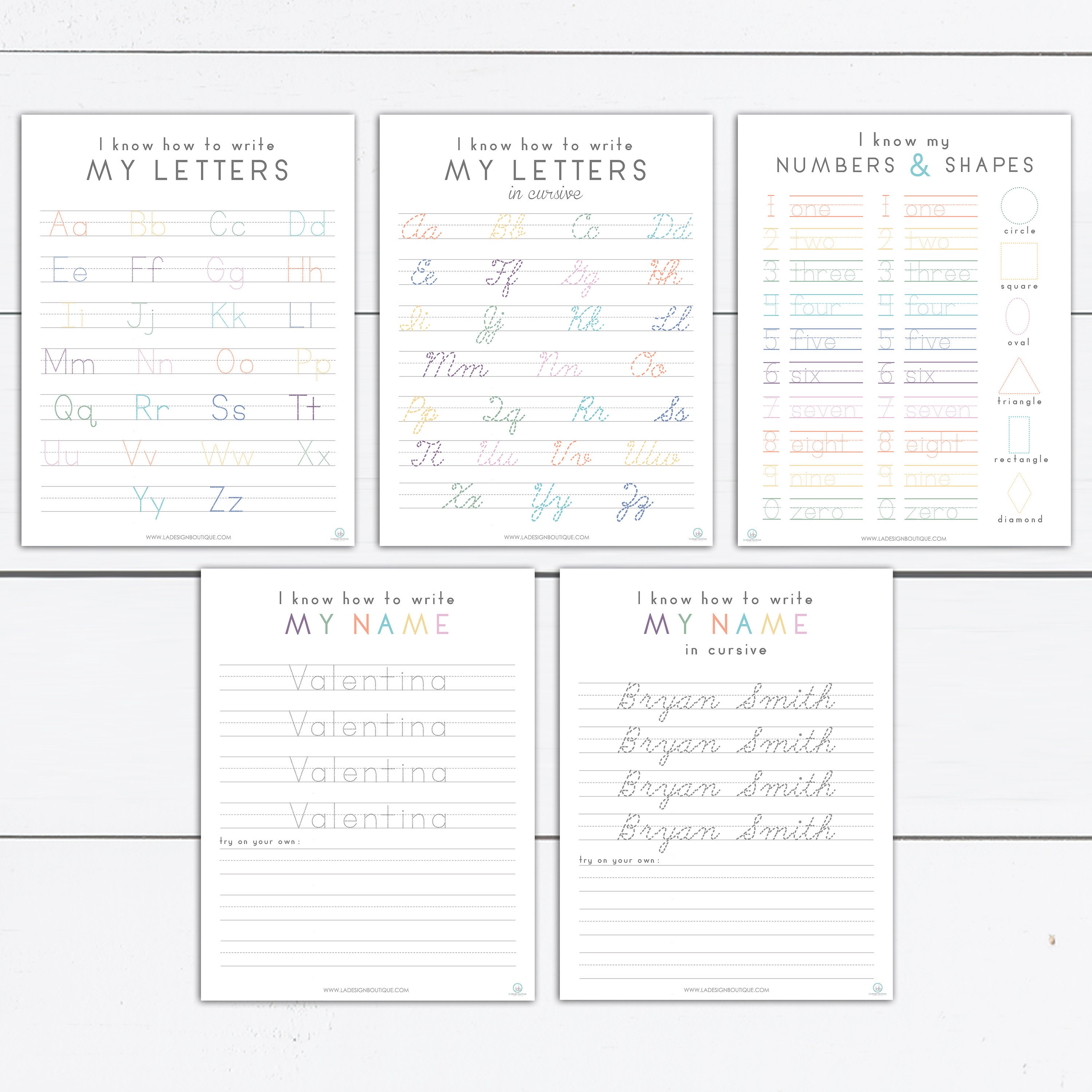 Practice Writing Practice Name Writing Practice Writing | Etsy