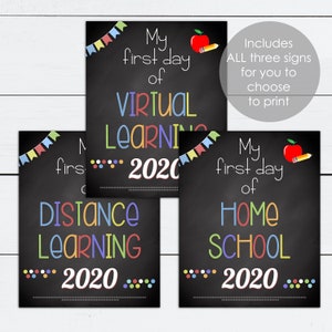 First Day of School, First Day of School Sign, First Day of School ...