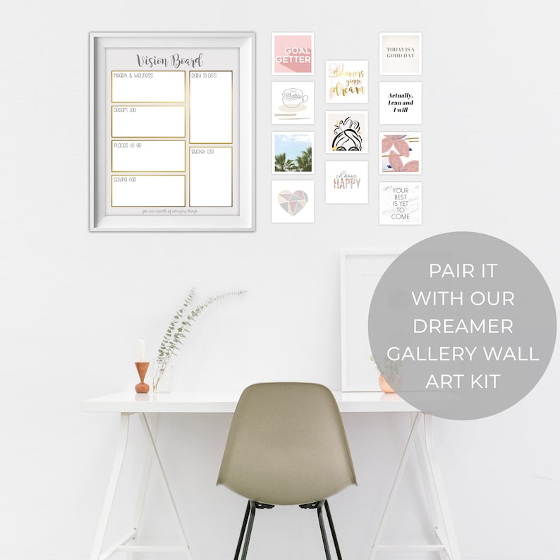 Vision Board Printables, Vision Board, Vision Board Planner, Office ...