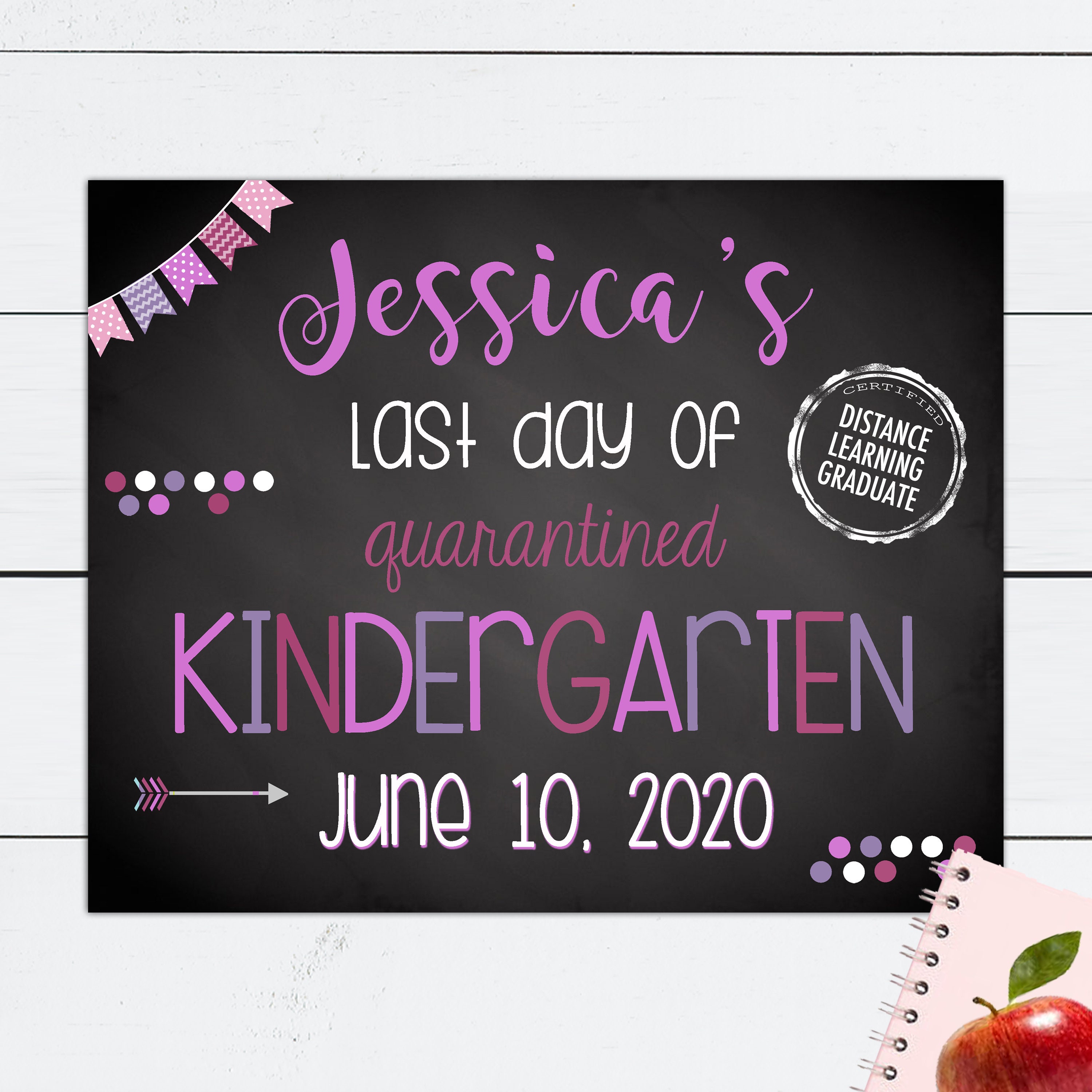 Last Day of School Quarantine, Last Day of School Quarantine Sign, Last ...