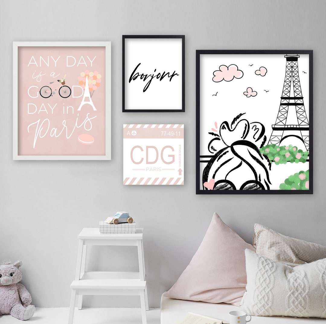 Paris Art, Paris Wall Art, Paris Wall Decor, French Art, Eiffel Tower ...