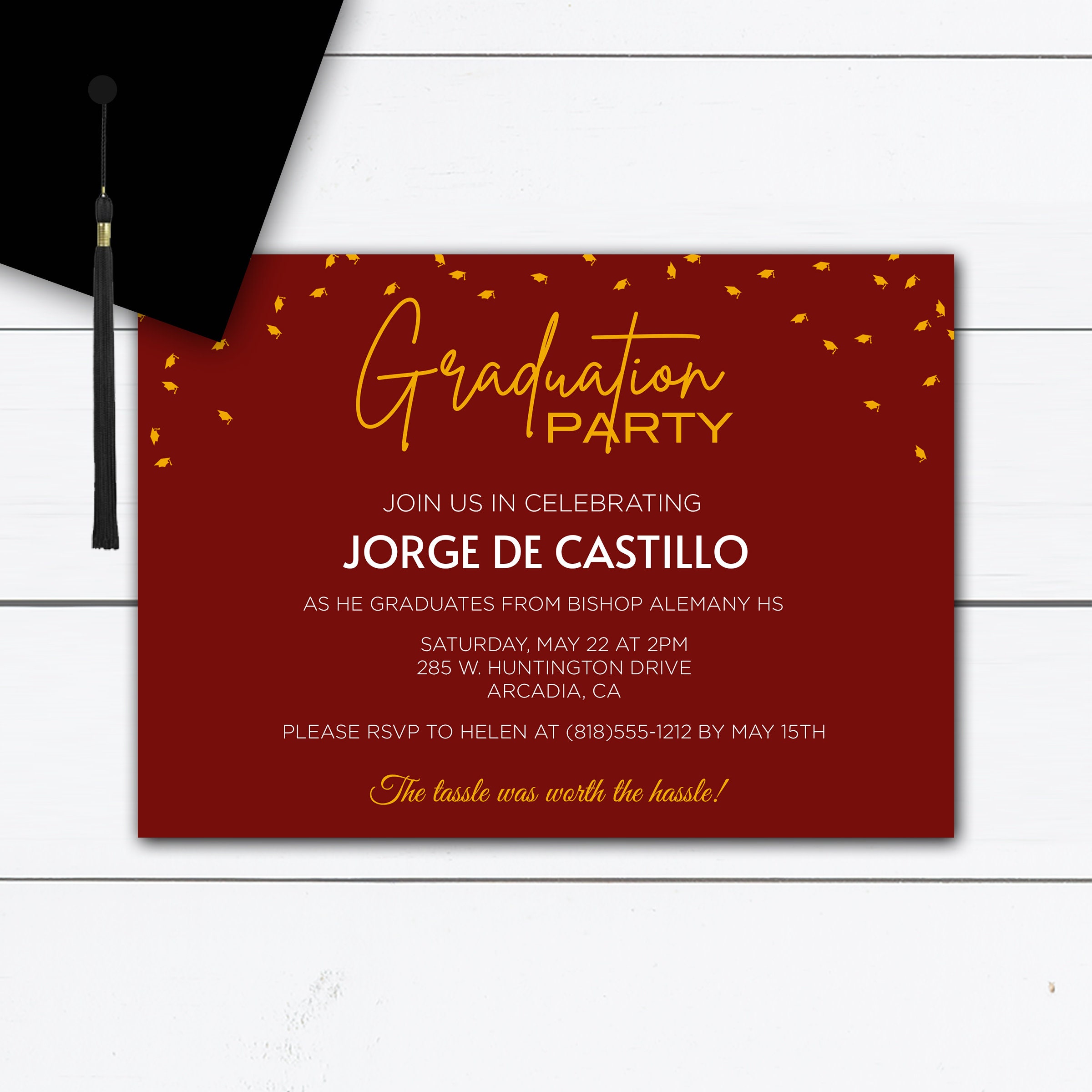 Graduation Invitation Graduation Invitation Card Graduation | Etsy