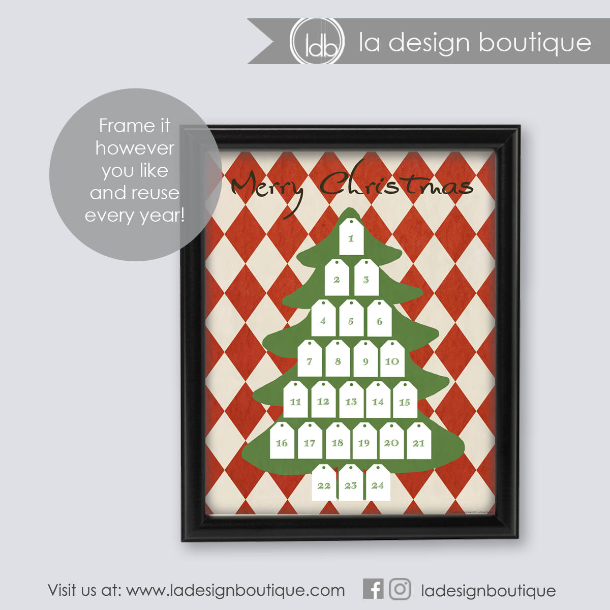 Christmas Tree Advent Calendar Advent Calendar Christmas - Etsy